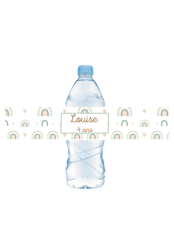 Étiquettes anniversaire arc-en-ciel | La boutique de Masha